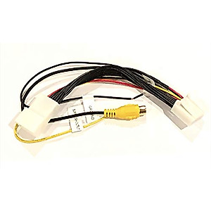 Add Aftermarket Backup Reverse Camera to Factory OEM Display/Nav Car Stereo Radio 16 Pin Wire Harness for Some Toyota/Scion Vehicles - Restrictions Listed Below- See Compatible Vehicles Below