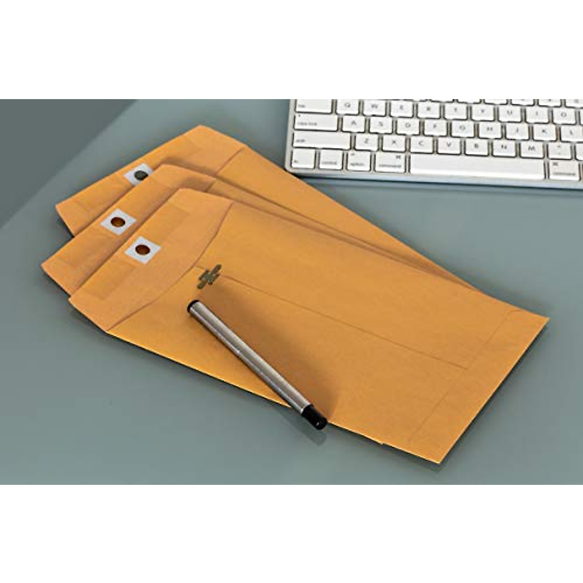 Clasp Envelopes – 6x9 Inch Brown Kraft Catalog Envelopes - 30 Pack - With Clasp Closure & Gummed Seal – 28lb Heavyweight Paper Envelopes for Home, Office, Business, Legal or School.