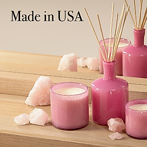 LAFCO New York Reed Diffuser Refill, Duchess Peony - 8.4 oz - Up to 4-Month Fragrance Life - Includes Natural Wood Reeds - Free of Dyes & Propellants - Made in the USA