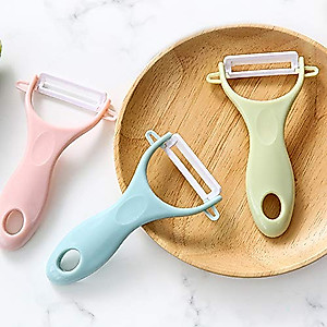 Stainless Steel Knife & Peeler Set,Knife Set with Sheath Covers and Peeler Set - kitchen Chef Chef's Paring Set(3 Knives and 1 Peeler) (Green)