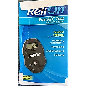 ReliOn FastA1C At-Home Diabetes Test A1C System