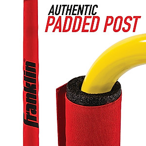 Franklin Sports Authentic Steel Football Goal Post - Metal Field Goal Post for Kids - Backyard Youth Football Goal Post for Kicking Field Goals - Portable Youth Toy Football Goal Post - 8.5' x 5.5'