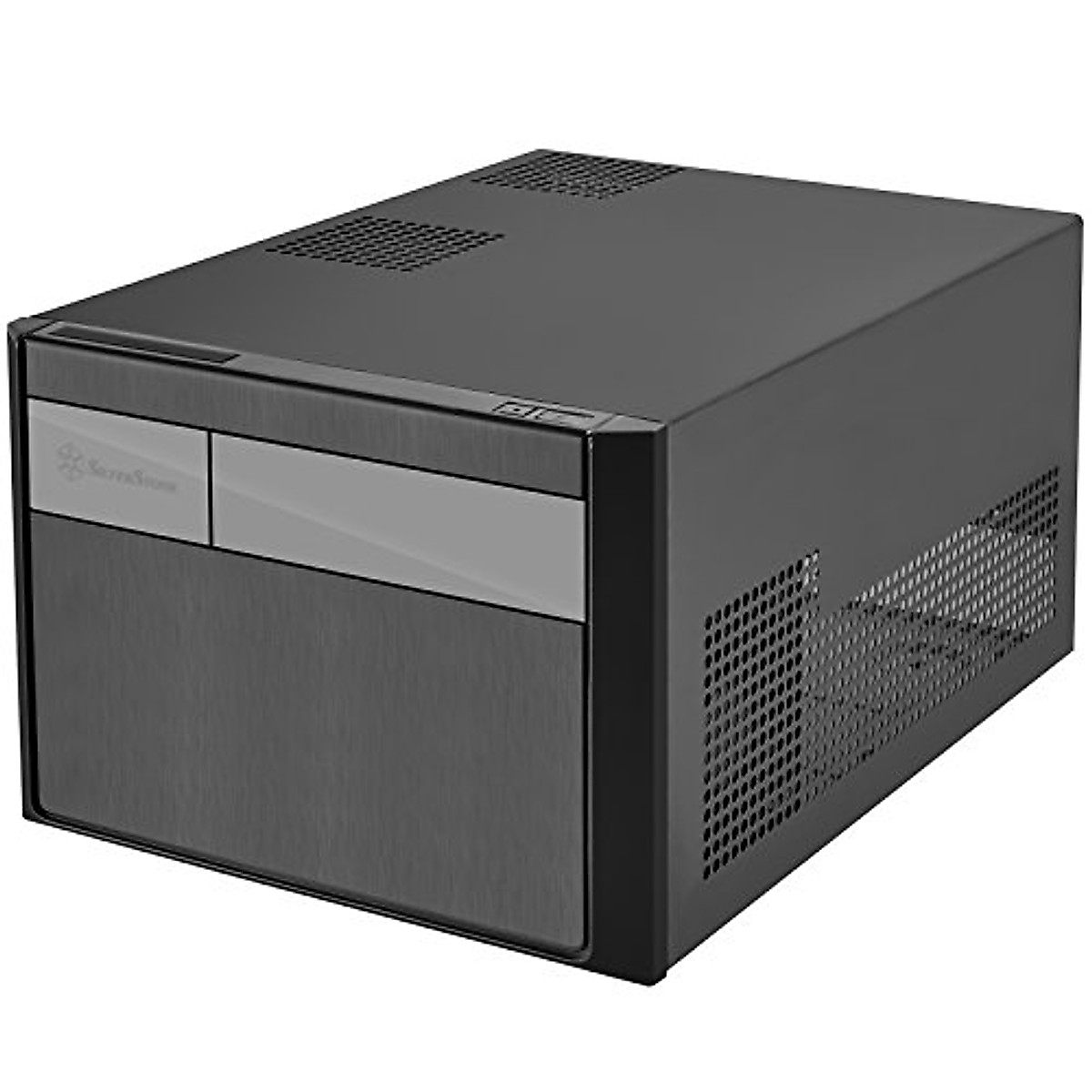 Silverstone Tek Micro-ATX, Mini-DTX, Mini-ITX Small Form Factor Computer Case, Compatible with ATX PSU Cases SG11B