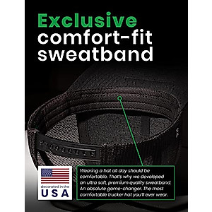 HAKA PNW Hat – Pacific Northwest Trucker Mesh Snapback Baseball Cap (Black)