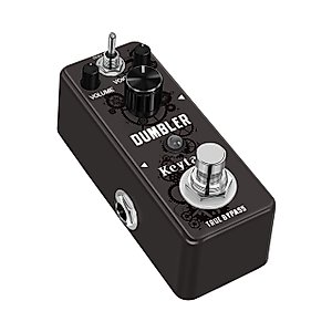 Keytars Analog Dumbler Guitar Effect Pedal for Elecdtric Guitar With Medium Low Distortion Mini Size True Bypass