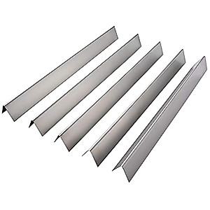 GasSaf 21.5" Flavorizer Bar Replacement for Weber 7534 Spirit 500, Genesis Silver A, Spirit E-200 S-200 E-210 S-210 (with Side Mounted Control Panel) Stainless Steel(5 PCS)