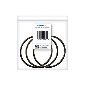 APEC Water Systems SET 3 Pcs 3.5" O.D. Replacement O-Ring For Reverse Osmosis Water Filter Housings, Black, O-RING-SET