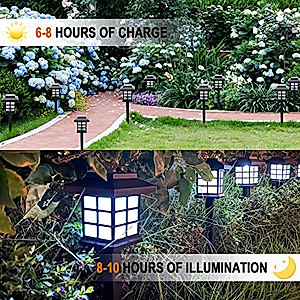 WILUX Solar Outdoor Lights 12 Pack, Solar Pathway Lights Waterproof, 8-10 Hours Long-Lasting LED Landscape Lighting, Solar Garden Lights, Solar Lights for Walkway, Path, Driveway, Yard, Patio & Lawn