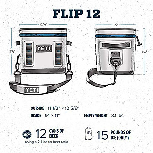 YETI Hopper Flip 12 Portable Cooler, Charcoal