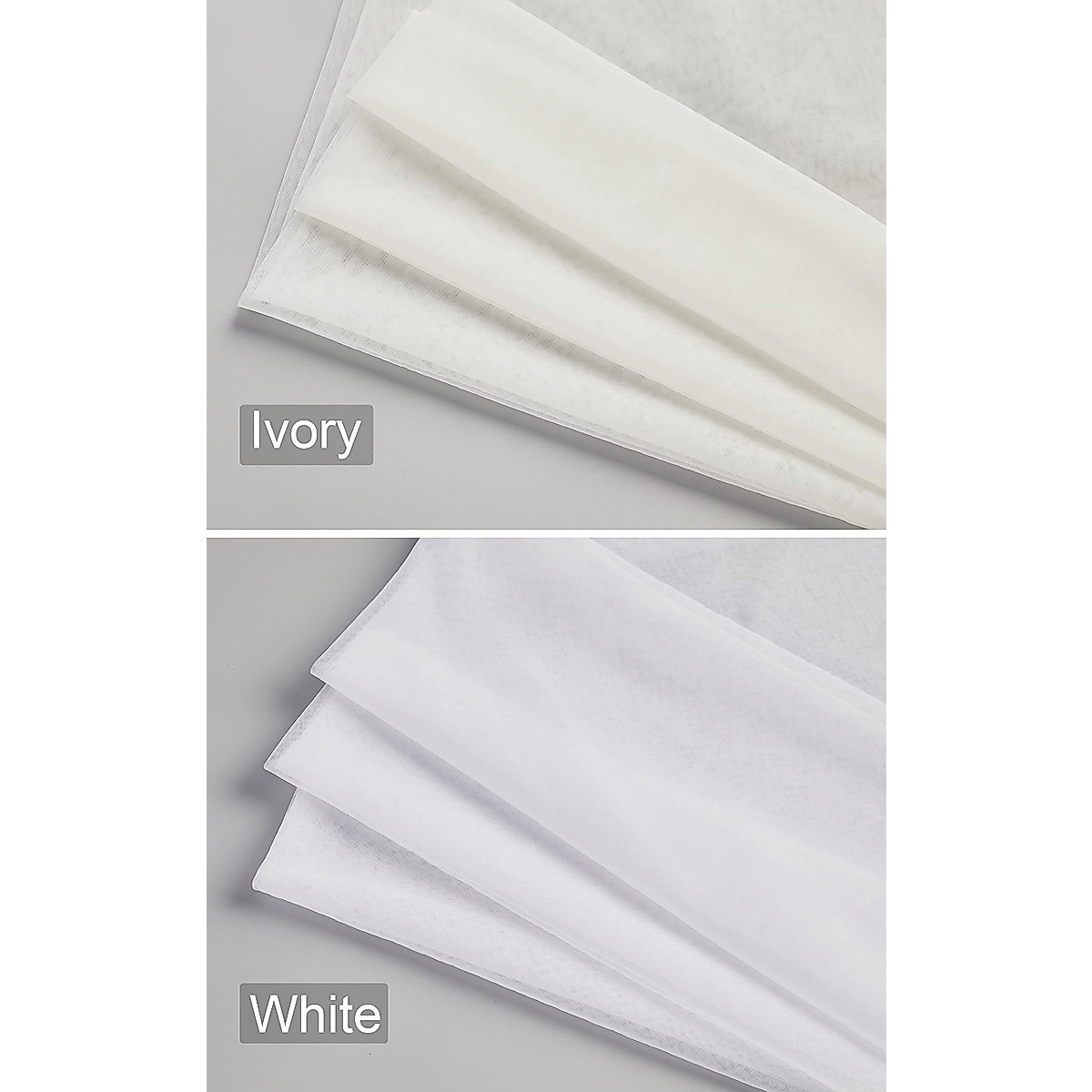 BEAUTELICATE Wedding Bridal Veil with Comb 1 Tier Cut Edge Fingertip&Cathedral Length