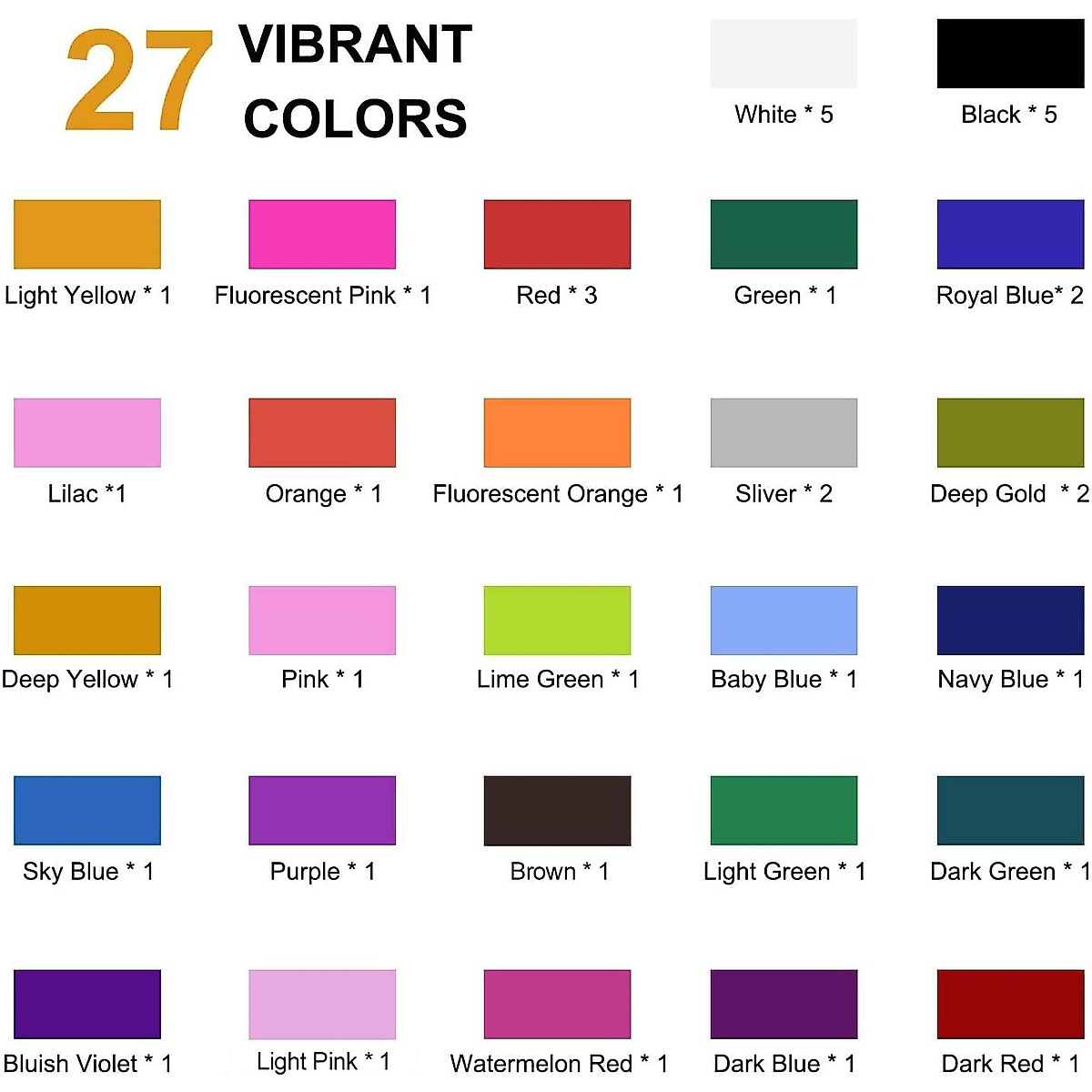 Heat Transfer Vinyl Bundle : 42 Pack 12" x 10" Sheets - Iron on Vinyl for Iron on Fabrics T-Shirts Heat Press Machine