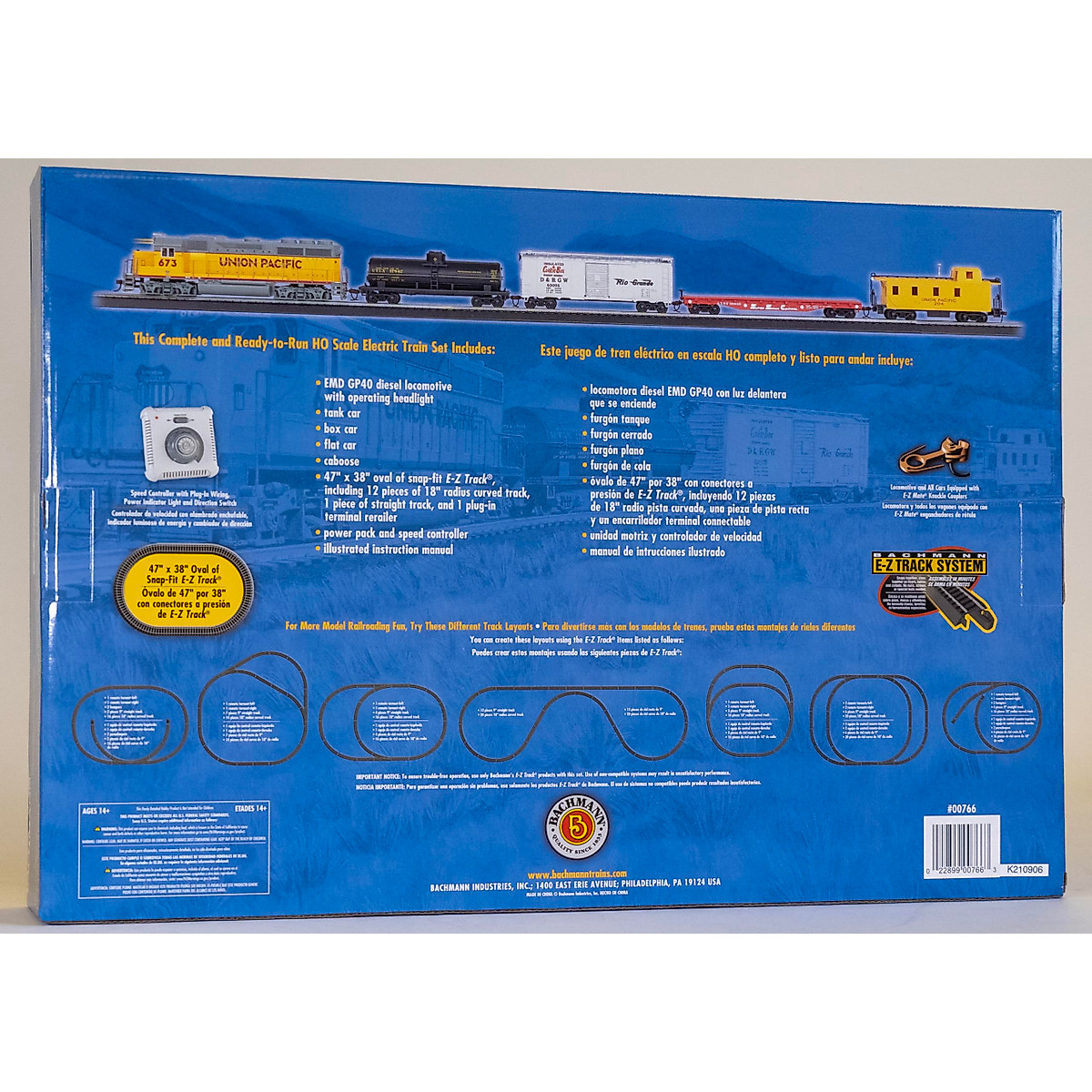 Bachmann Trains - Track King Ready to Run Electric Train Set - HO Scale