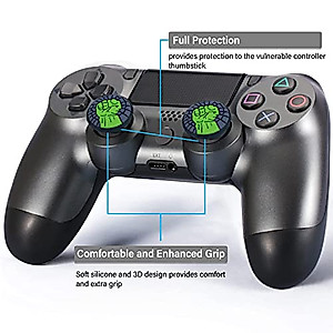 No-Slip Thumb Grips | Universal Edition for Nintendo Switch Pro, Playstation 4 (PS4), Playstation 5 (PS5), Xbox One & Xbox Series X Controller | 8-Pack