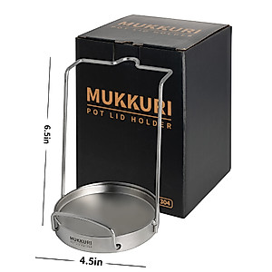 Mukkuri Pot Lid Organizer, Pot Lid Holder 304 Stainless Steel Pot Lid Stand,Lid and Spoon Rest Cutting Board Holder,Pot Lid Rack for Kitchen Utensil(Silver)