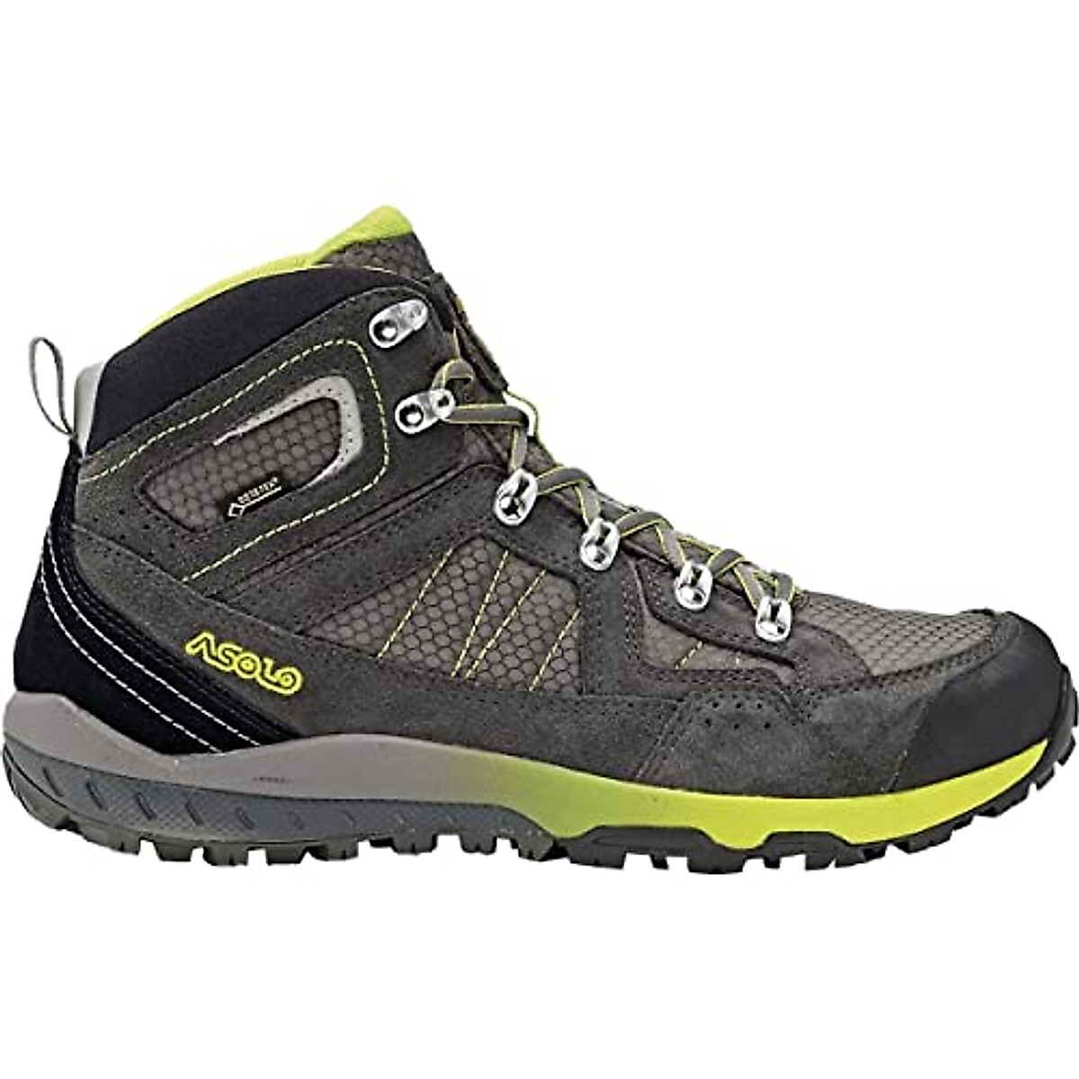 ASOLO Landscape GV Hiking Shoes - Men's Grey Lime 10