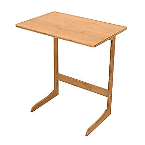 MJWDP Two Colors 60x40x65cm L-Shaped Sofa Side Table Notebook Desk (Color : D)