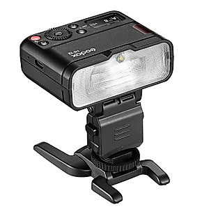 GODOX MF12 TTL 12W Macro Flash,2.4G Wireless Control Built-in 3.7V Lithium Battery Speedlite and Off-Camera TTL Speedlight Compatible with Canon Nikon Sony Fuji Olympus Panasonic with USB Light