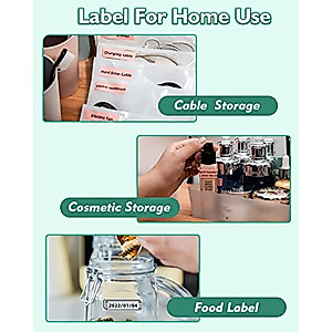 Phomemo Mini Label Maker Q30S Bluetooth Small Label Maker Machine, Handheld Label Maker Wireless Thermal Labeler Printer, for Home Office Organization, Green