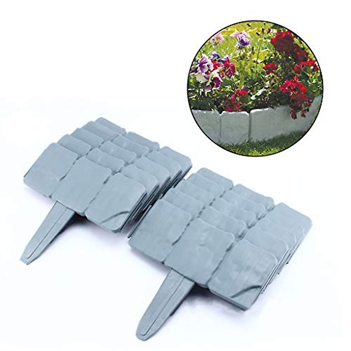 Garden Flower Stone Edging Outdoor Plastic Bed Fence Yard Home Border Patio & Garden Custom Banner Letters