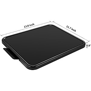 Kitchen Appliance Sliding Tray,Coffee Maker Rolling Tray Sliding Tray for Kitchenaid Mixer Under Cabinet Appliance Organizer Toaster Blender Air Fryer Storage Moving Slider (Steel, 11.7" Wx 13.8"D)