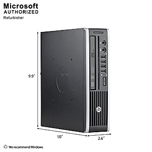 HP Elite 8300 Ultra Small Form Factor (Intel Quad Core i5-3470S (3rd Gen) 2.9GHz) 16GB RAM, 240GB SSD, HDMI, Bluetooth, WiFi, Windows 10 Professional (Renewed)