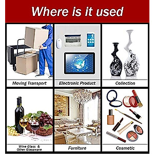 OASD Air Cushion Films 985Ft Length Air Pillow Bubble Bags Film 15.8 Inch Width PE Air Cushion Wrap Machine Film Roll Bubble Bags Film