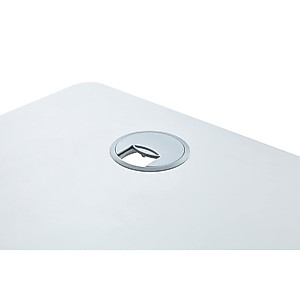 WorkPro® AnyPlace Flip-Top Nesting Training Table, 29-1/2"H x 60"W x 24"D, Light Gray/Silver