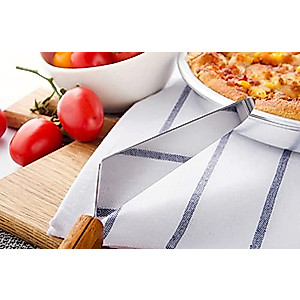Tosnail 12 Pack Stainless Steel Pie Server Pizza Spatula Cake Cutter Slicer with Wooden Handle