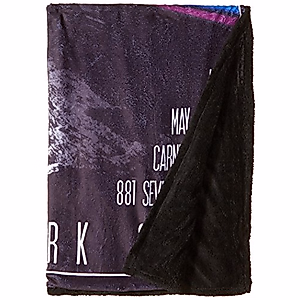 Liquid Blue Men's Pink Floyd Dark Side Live Warm Coral Fleece Throw Blanket, Multi, 50" X 60"