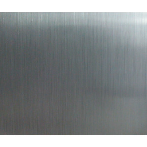 GLOW4U Peel and Stick Brushed Stainless Steel Contact Paper Self Adhesive Vinyl Film Shelf Liner for Covering Backsplash Oven Dishwasher Pantry Appliances (24 x 117, Silver)