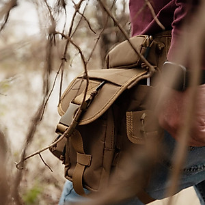 ANTARCTICA Waterproof Military Tactical Drop Leg Pouch Bag Type B Cross Over Leg Rig Outdoor Bike Cycling Hiking Thigh Bag