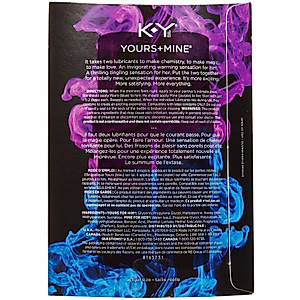 K-Y Yours + Mine Personal Lubricants For Couples 2 ct