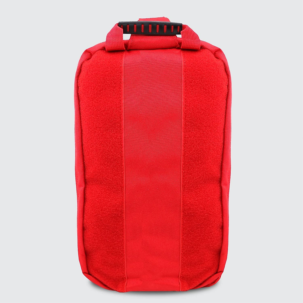 MediTac Large Hawk Type Tactical Trauma Bag - Hook and Loop Fastener Backpack, MOLLE Rucksack Pack - Red