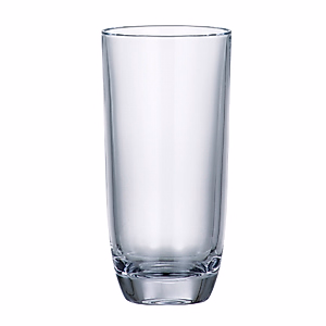 Barski, Glass, Hiball, Crystalline, Highball Glasses, 10.5 oz, Made in Europe, Set of 6