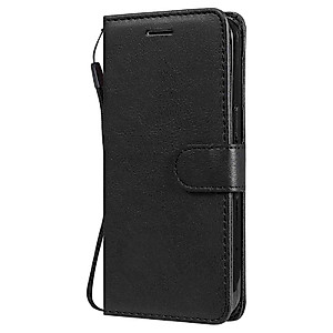Fansipro Phone Cover Wallet Folio Case for LG V20, Premium PU Leather Slim Fit Cover for LG V20, 2 Card Slots, Super Fitting, Black