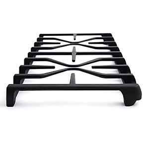 WB31X27151 Stove Grate Replacement Parts for GE Stove Parts WB31X24736 Burner Grate for General Electric Gas Range Parts Stove Surface Burner Side Grate GE Gas Cooktop Cast Iron Rack 1 Pack