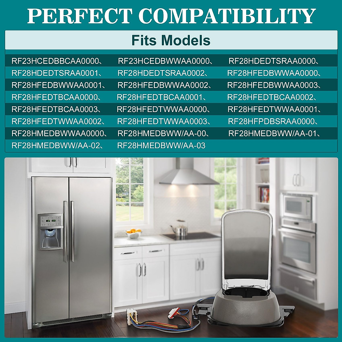 Upgraded DA97-12628H, fit for Samsung Refrigerator DA97-12628H dispenser lever, Replacement AP5915084 PS9604255 EAP9604255 Refrigerator Ice and Water Dispenser Compatible RF28HMEDBWW RF28HDEDBSR