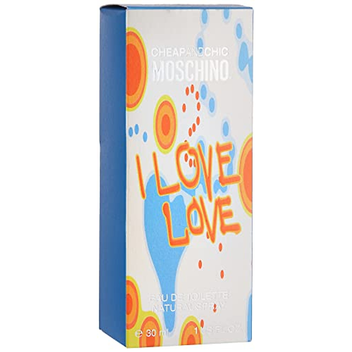 MOSCHINO I Love Love Eau de Toilette Spray, 1 Ounce