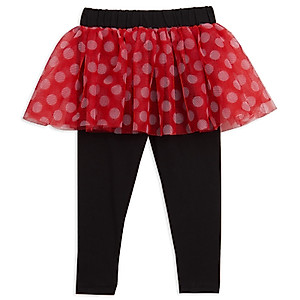Disney Minnie Mouse Infant Baby Girls T-Shirt Leggings and Headband 3 Piece Outfit Set Black/Red 18 Months