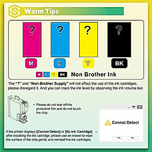 S SMARTOMNI LC3013 LC3011 Compatible Ink Cartridge Replacement for Brother LC 3013 LC 3011 Ink Cartridge for Brother MFC-J690DW MFC-J895DW MFC-J491DW MFC-J497DW Color 4-Pack Set (KCMY)