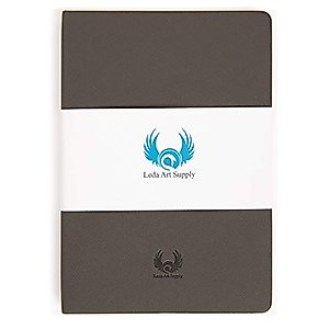 Leda Art Supply A5 Sketchbook, 160 Tear Resistant Pages, Ideal for ProfessionalProffesional Ink, Pen, Graphite and Colored Pencil | Art Supplies, Size: Medium 8.25 x 5.7 inch