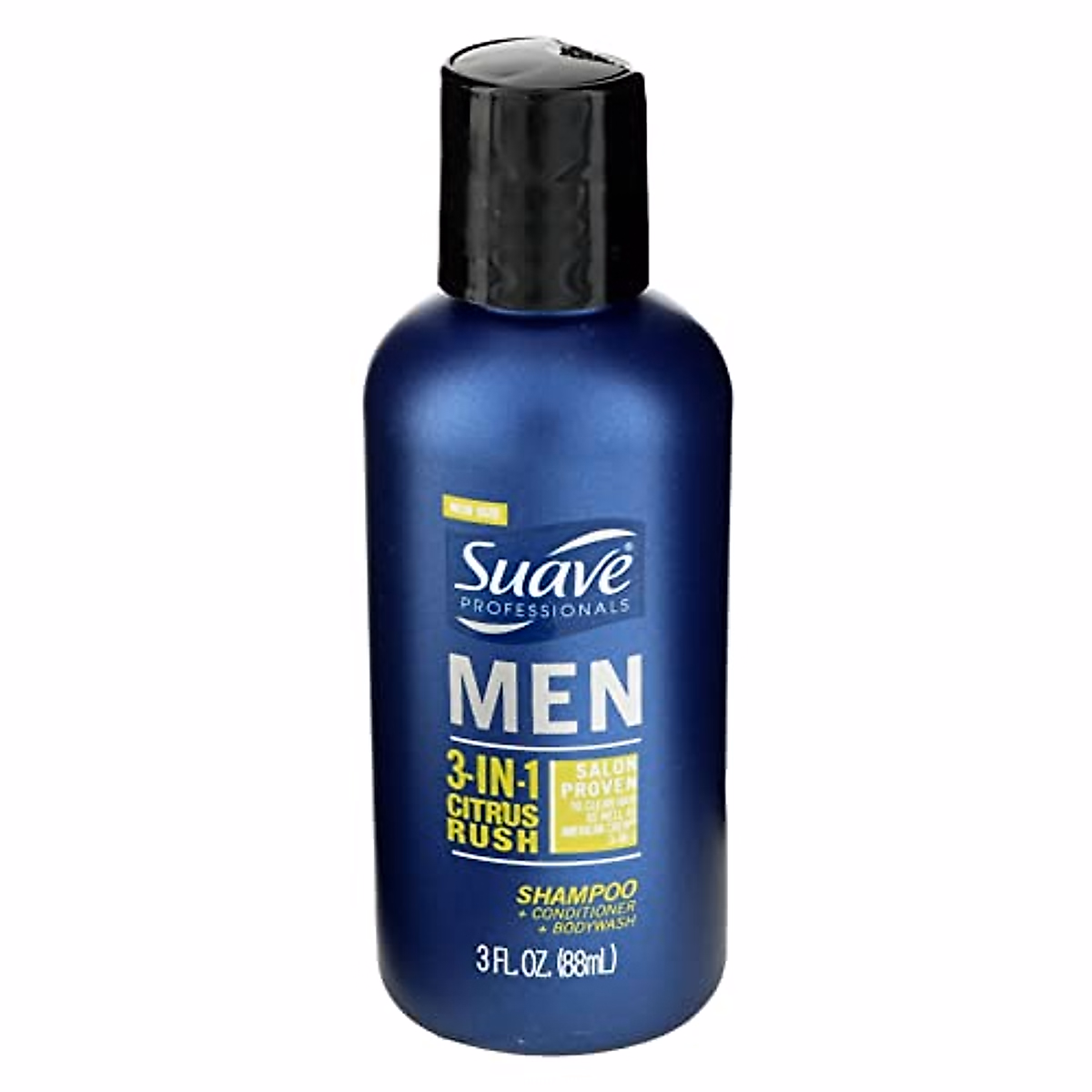 Suave Men 3-in-1 Shampoo Conditioner Body Wash Citrus Rush 3 oz