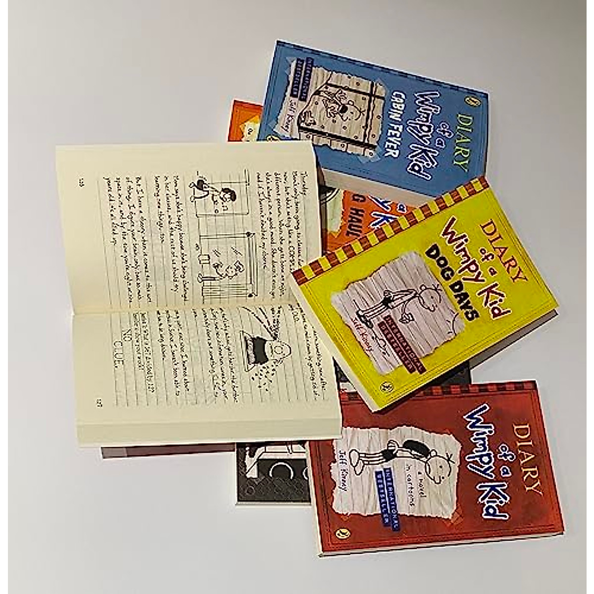 Jeff Kinney Diary of a Wimpy Kid 19 Books Series Complete Collection 1-19 Books of Boxed Set