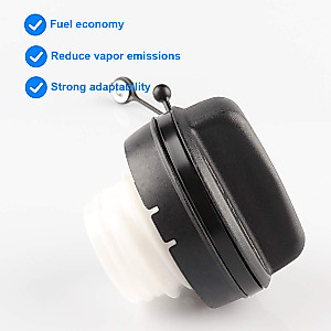 Gas Cap, Fuel Cap Replace 17670-SHJ-A31, 17670SHJA31 Compatible with Honda Acura - 2005-2007 Accord, 2005-2010 Odyssey, 2006-2008 TL TSX, 2005-2008 Pilot, 2006-2014 Ridgeline, 2005-2006 CRV MDX RSX