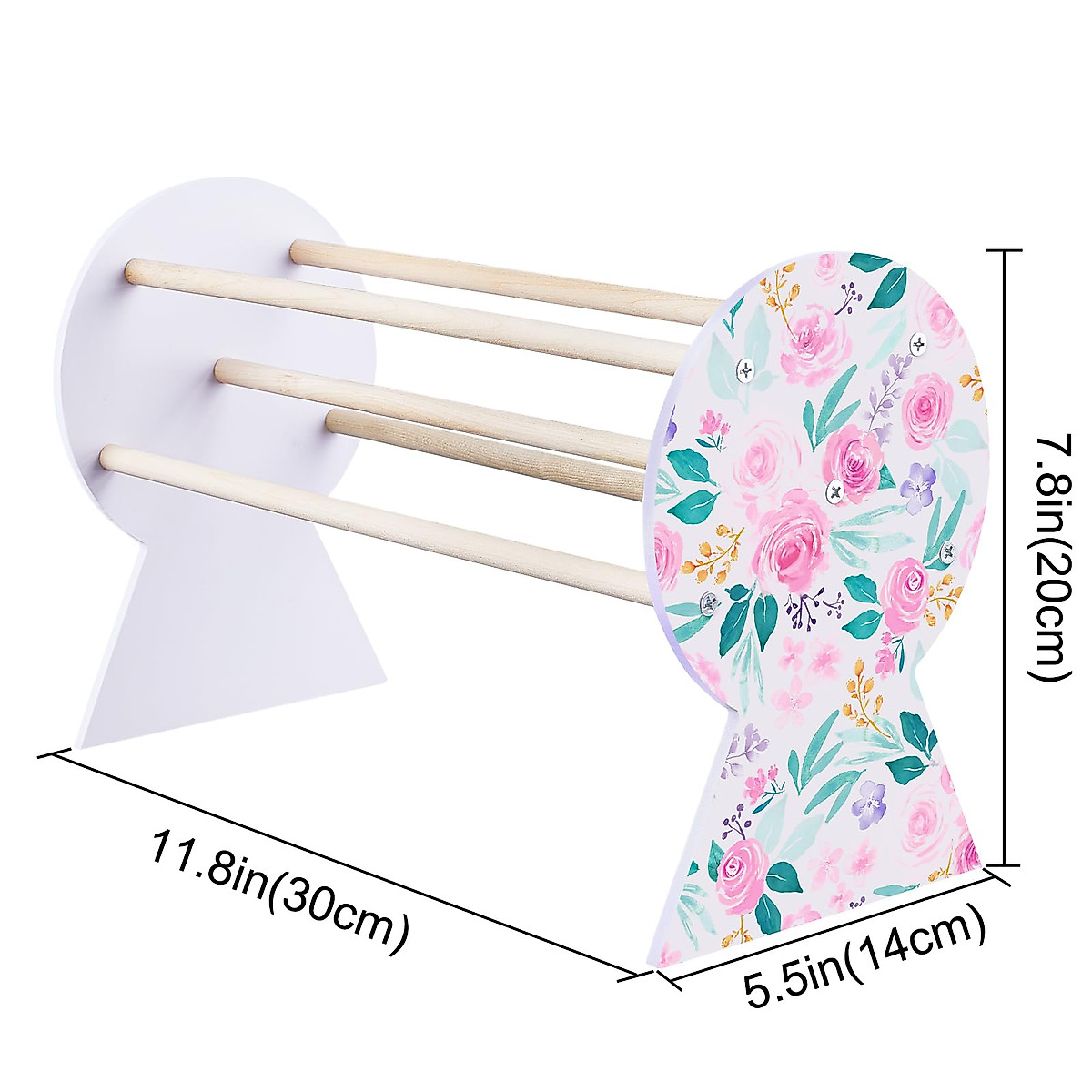 Basumee Headband Holder and Organizer for Hair Accessories - Display and Storage for Girls' Hair Hoops, Headbands, Home Decor