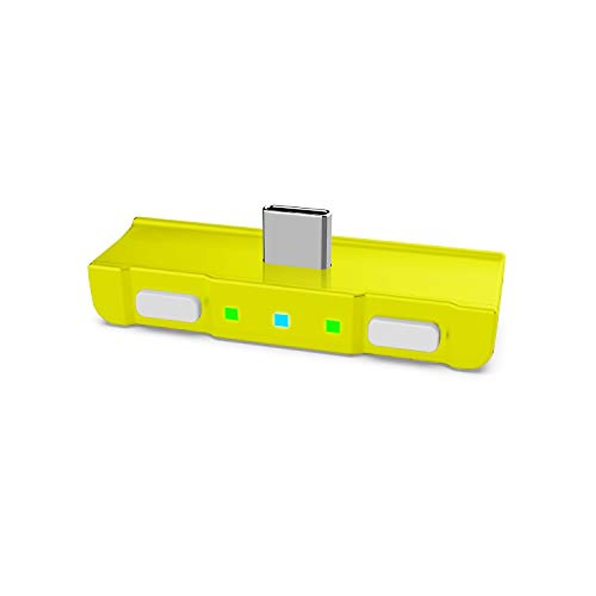 HomeSpot Bluetooth 5.0 Audio Transmitter Adapter with USB C Connector Built-in Digital Mic aptX Low Latency for Nintendo Switch Lite Yellow Accessories Compatible with AirPods PS5 Bose Sony