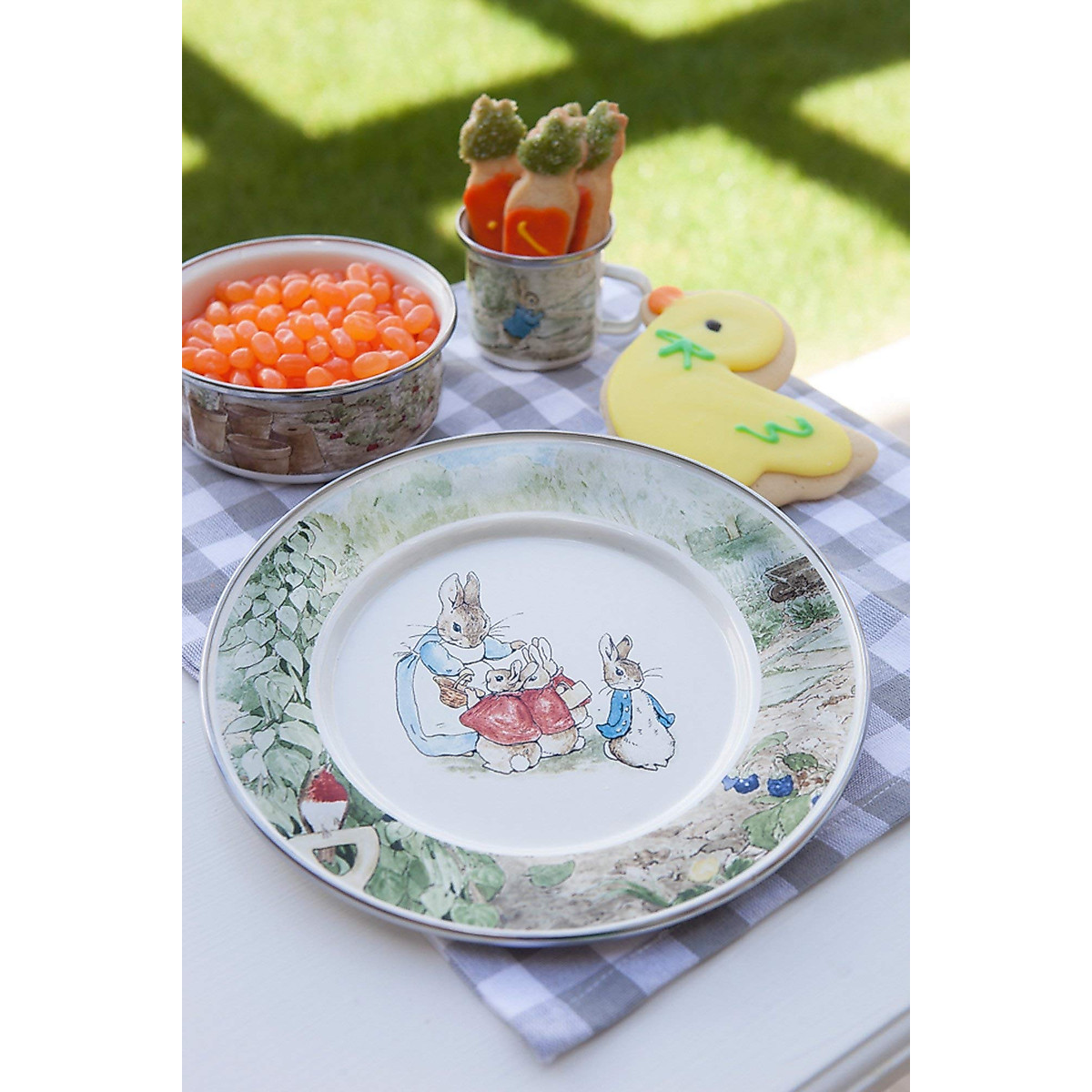 Golden Rabbit Enamelware - Flatware 2-piece Gift Set (Peter Rabbit)