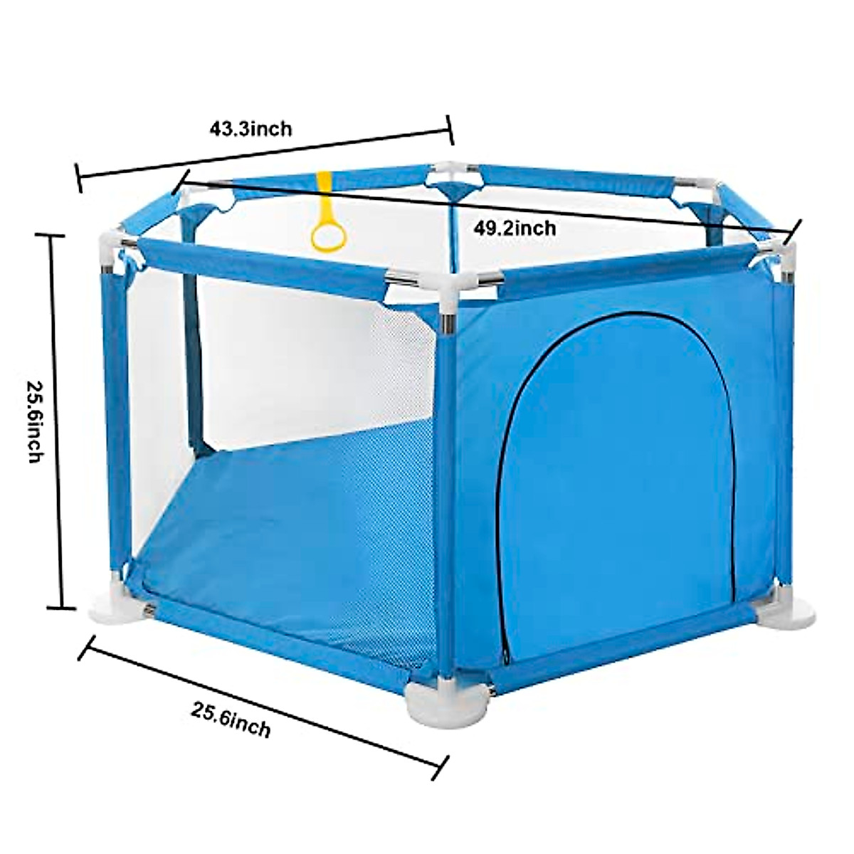 Baby Playards Baby Playpen Toddlers Kids Activity Center Portable Playard Indoor Outdoor Baby Fence Safe Play Yard Kids Play Pen Baby Play Area Baby Play Gate Safety Playpen Activity Center