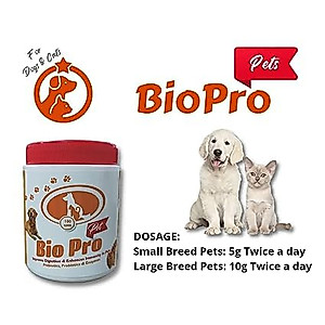 Pets Unique Blend of Prebiotics, Probiotics,Vitamins & Enzymes,Improves Digestion & Builds Immunity in Cats and Dogs 100 gm Each