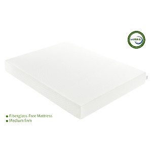 OUUI Full Size Mattress, 5 Inch Green Tea Gel Memory Foam Mattress for Cool Sleep Pressure Relief Breathable Cover Medium Firm Full Mattress in a Box, White, CertiPUR-US Certified